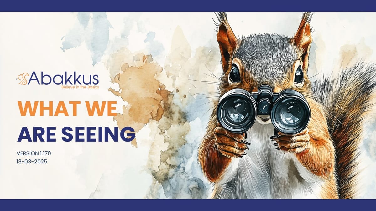 What We Are Seeing (WWAS) 1.170